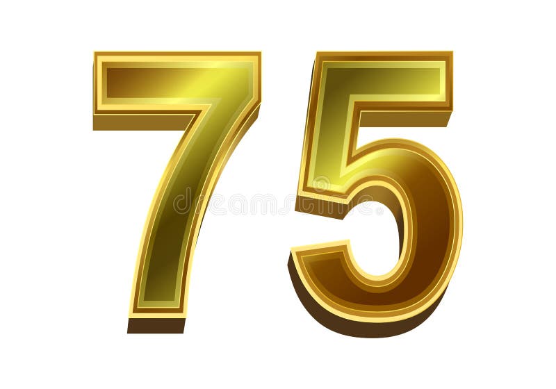 3d Number 75 Stock Illustrations – 606 3d Number 75 Stock Illustrations ...