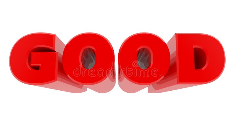 Bee with good word. stock vector. Illustration of company - 58073170