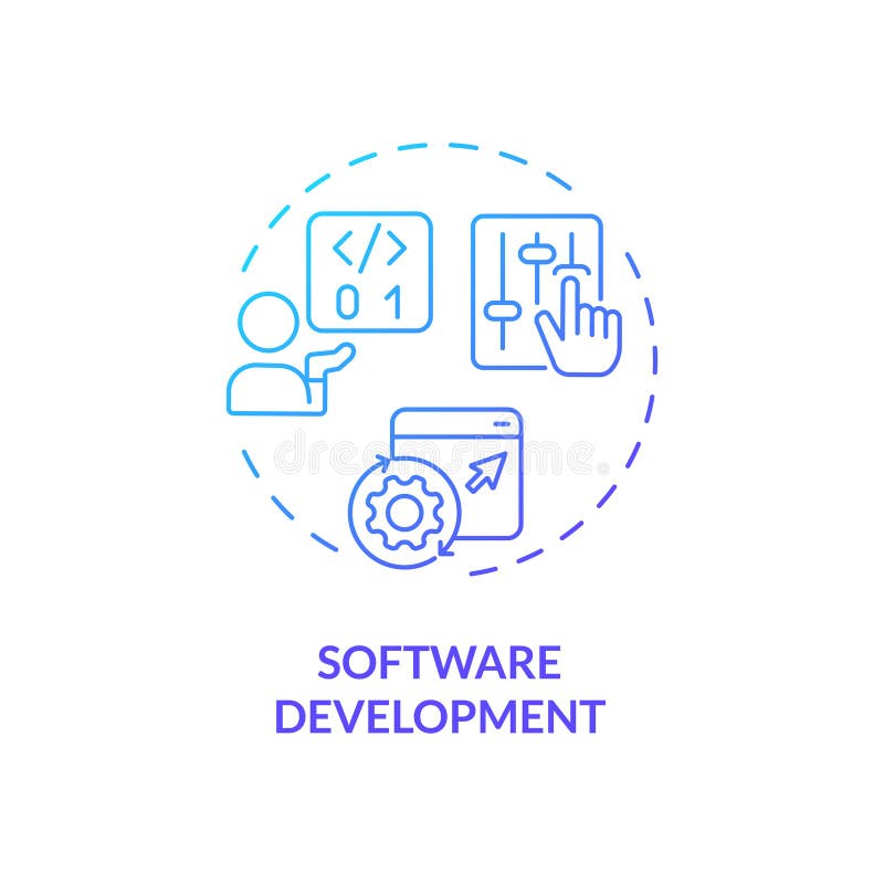 Software Development Digital Platform Concept Icon Stock Vector ... Software Development Digital Platform Concept Icon Stock Vector ...