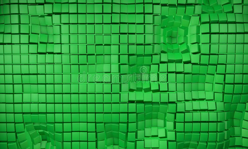 3d Gradients Cube Wallpaper Room Stock Illustration - Illustration of ...