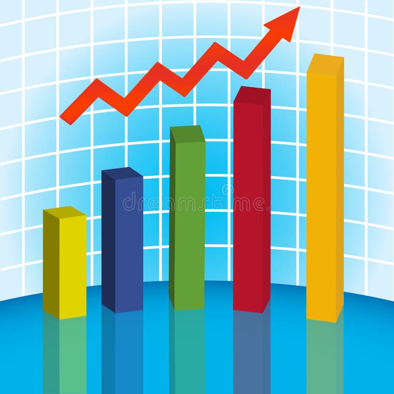3D graph. 10 eps stock vector. Illustration of background - 33702734