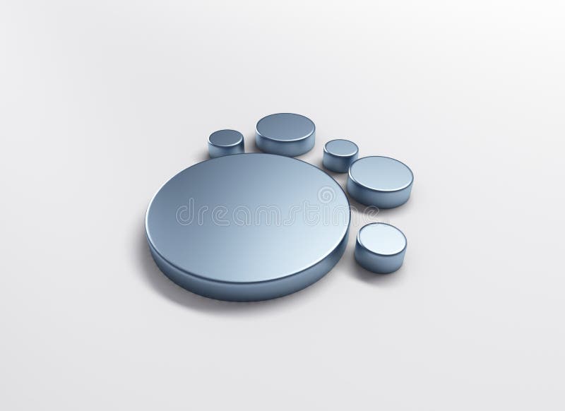 3D Graphic Abstract Circles Image Design Stock Illustration ...