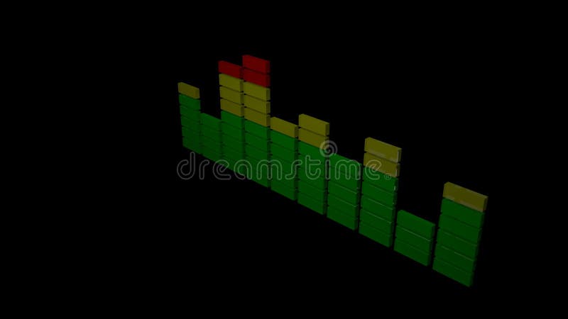 3d graphic equalizer stock video. Video of equalizer - 37179220