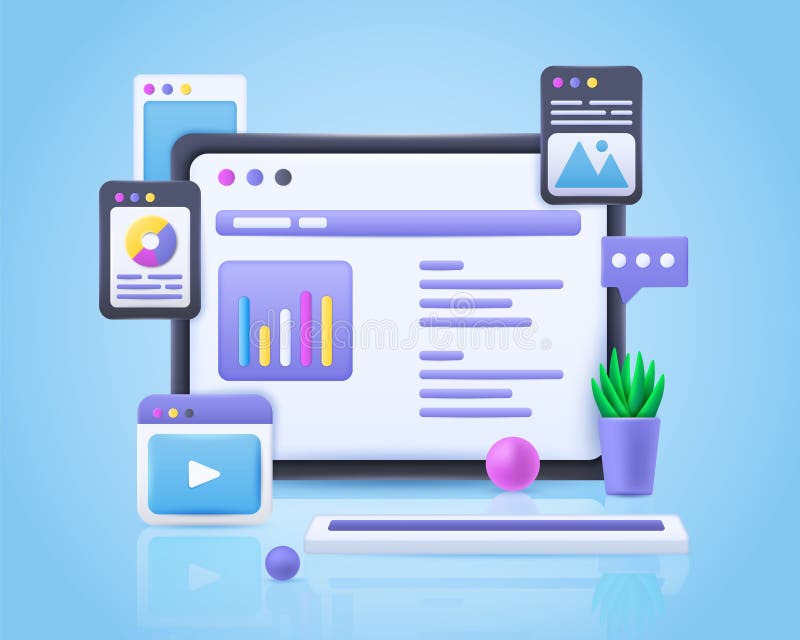 Old Computer Window. Popup Fail. Square Frame with System Error Message and Buttons. Interface ...