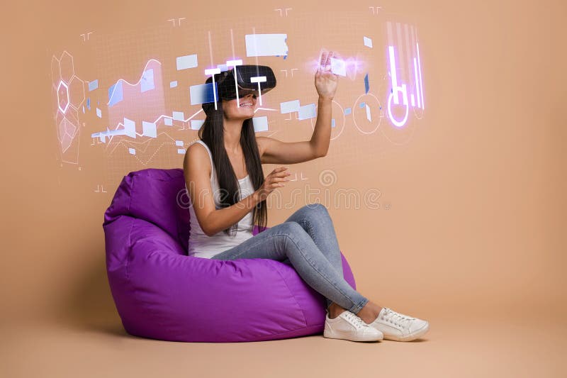 3d Graphics Metaphor Creative Collage of Lady Shopper Enjoy Buying ...