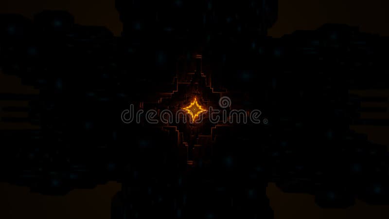 A Continuous VJ Loop with Vibrant Neon Lights in a Rhythmic Disco Flash ...