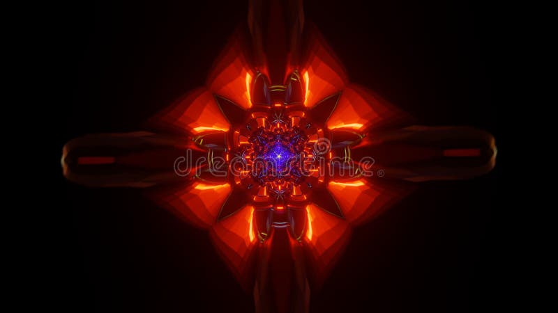 Hypnotic VJ Loop with Mesmerizing Kaleidoscopic Visuals. Stock Footage ...
