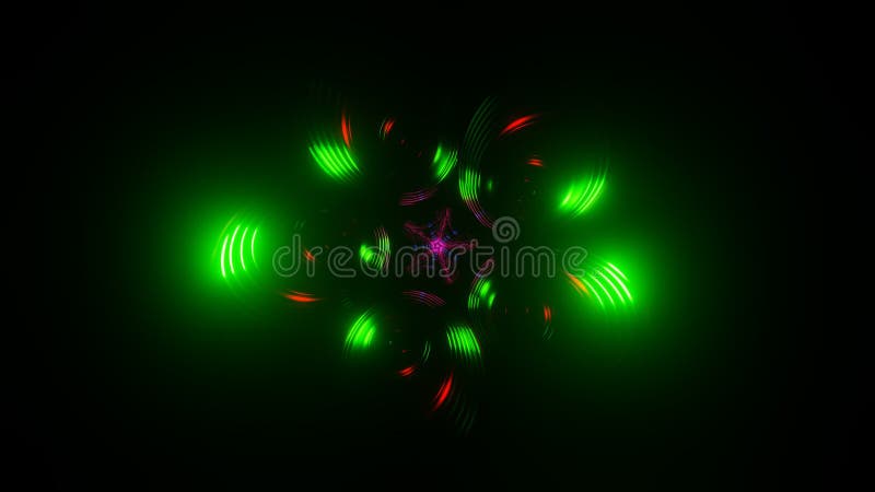 Hypnotic Strobe Lights Create a Mesmerizing Neon VJ Loop. Stock Video ...