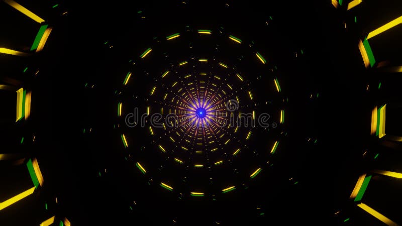 Hypnotic Strobes Create a Mesmerizing Dance in a Pulsating Neon VJ Loop ...