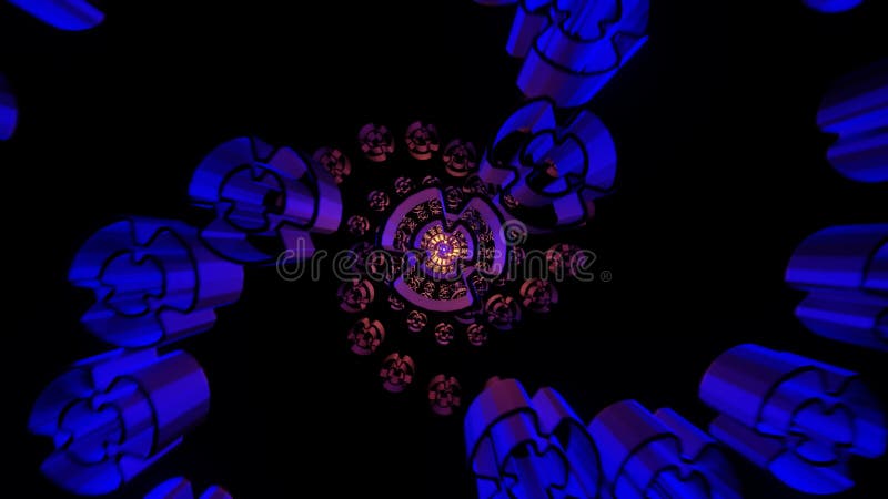Hypnotic Strobes Create a Pulsating Neon VJ Loop Backdrop with ...