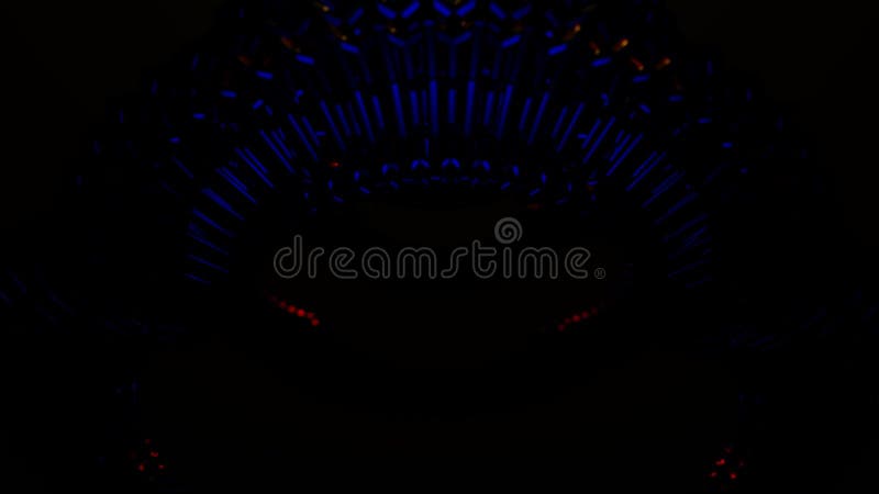 Neon Lights Twirl Rhythmically in an Abstract VJ Loop Display. Stock ...