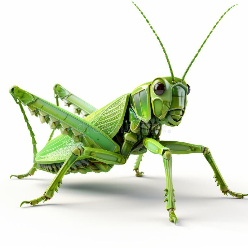 3d Grasshopper Wallpaper: Sharp and Clever Humor in Hyper-realistic Sci ...