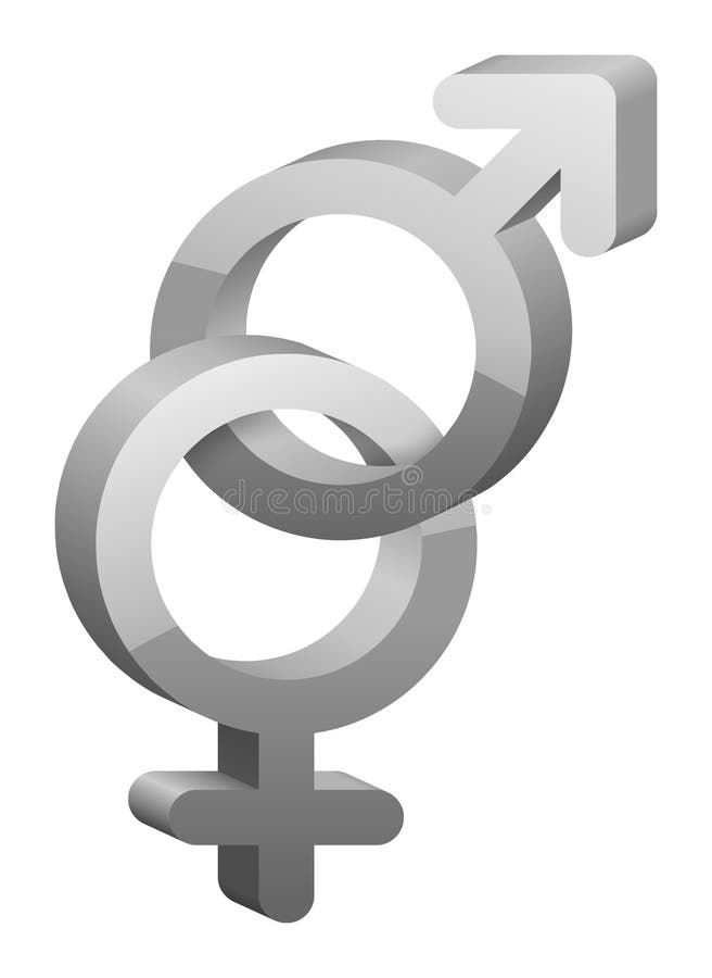 3d Male Female Symbol Stock Illustrations 5 749 3d Male Female Symbol