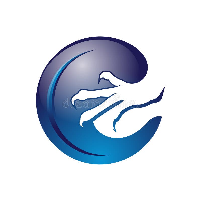 3D Great Animal Beast Claw Technology Icon Stock Vector - Illustration ...