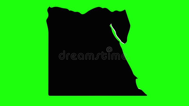3d Green Screen Egypt Map Icon Stock Video - Video of geography ...
