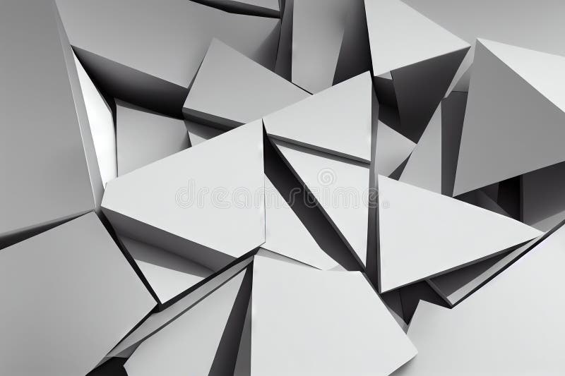 Geometric Line Art on a Black Background, Creating an Elegant and ...