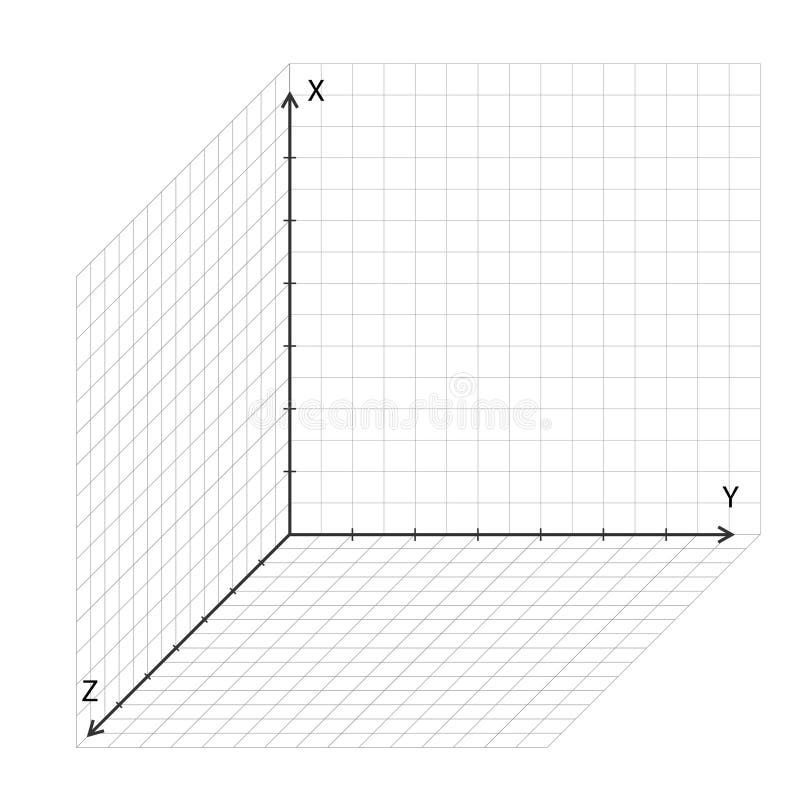 3D Grid with Perspective View Stock Illustration - Illustration of ...