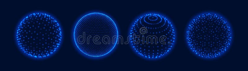 Abstract Dots Mesh in Blue Background Stock Vector - Illustration of ...