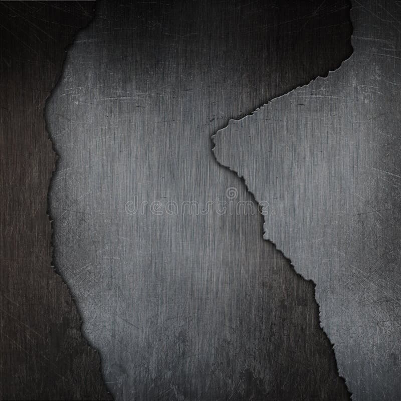 3D Grunge Cracked Metal Texture Background Stock Illustration ...