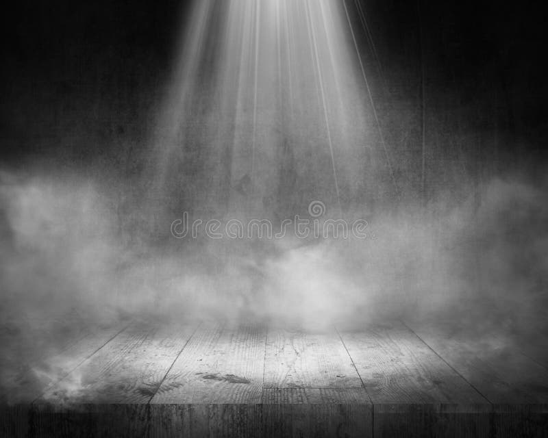 3D Grunge Display Background with Misty Atmosphere Stock Illustration ...