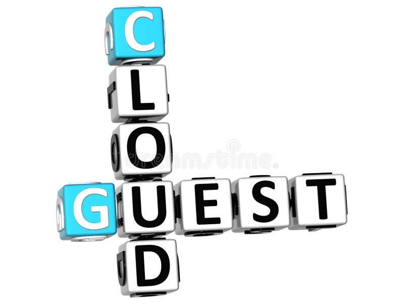 Guest cloud word blocks stock illustration. Illustration of cloudy ...