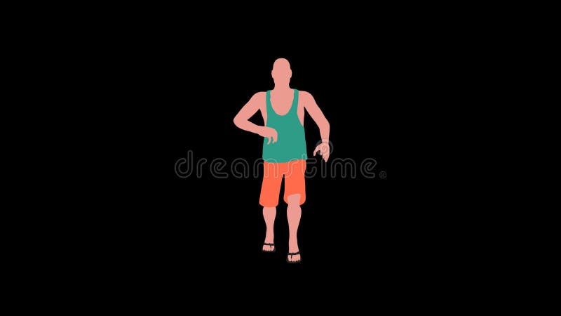 2d Guy Dance 3D Video Animation Stock Video - Video of holiday, travel ...