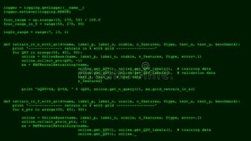 3D Hacking Code Data Flow Stream on Green. Screen with Typing Coding ...
