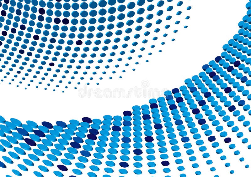 3D halftone background stock illustration. Illustration of modern ...