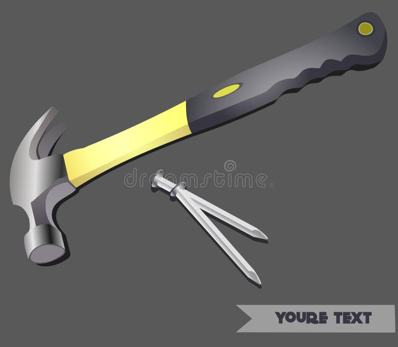 Hamer En Spijker Stock Illustrations, Vectors, & Clipart – (220 Stock ...
