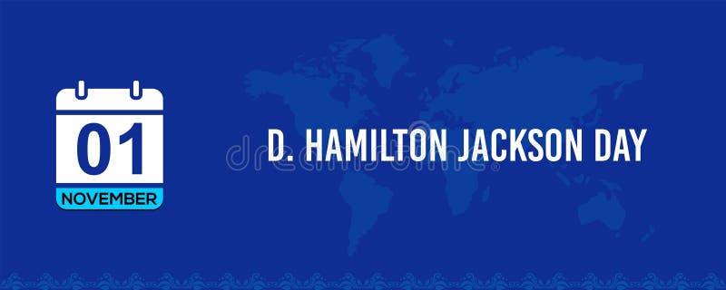 D. Hamilton Jackson Day Text Banner Design for Social Media Post Stock ...