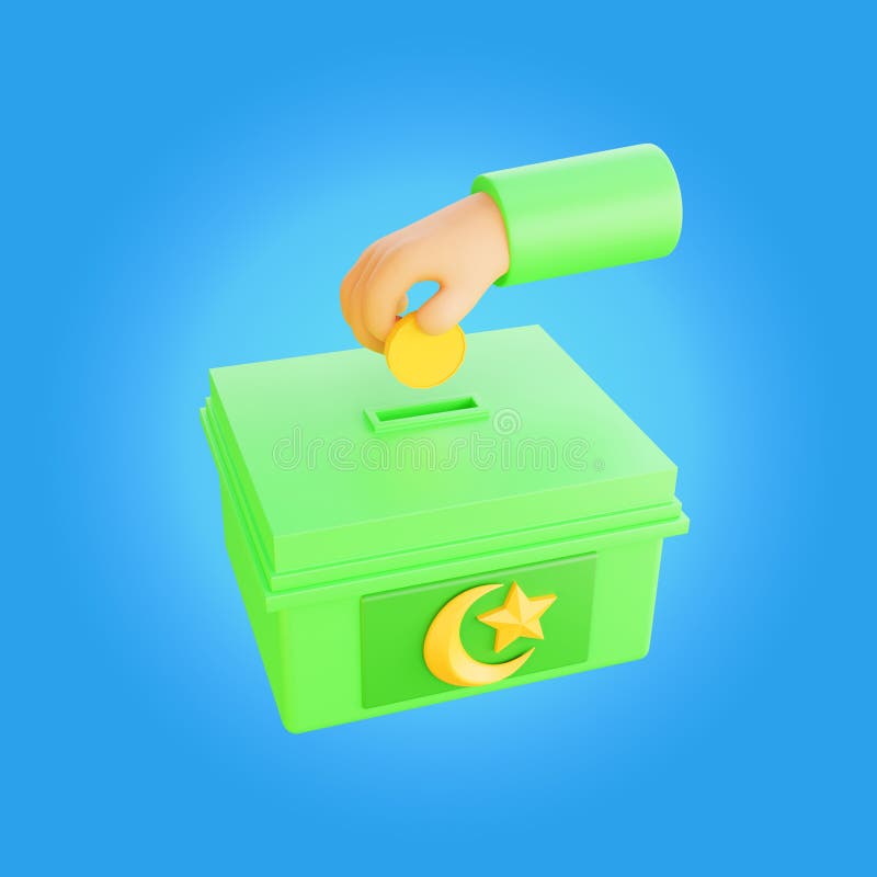 3d Hand Gesture Alms Ramadan Icon Stock Photo - Illustration of ramadan ...