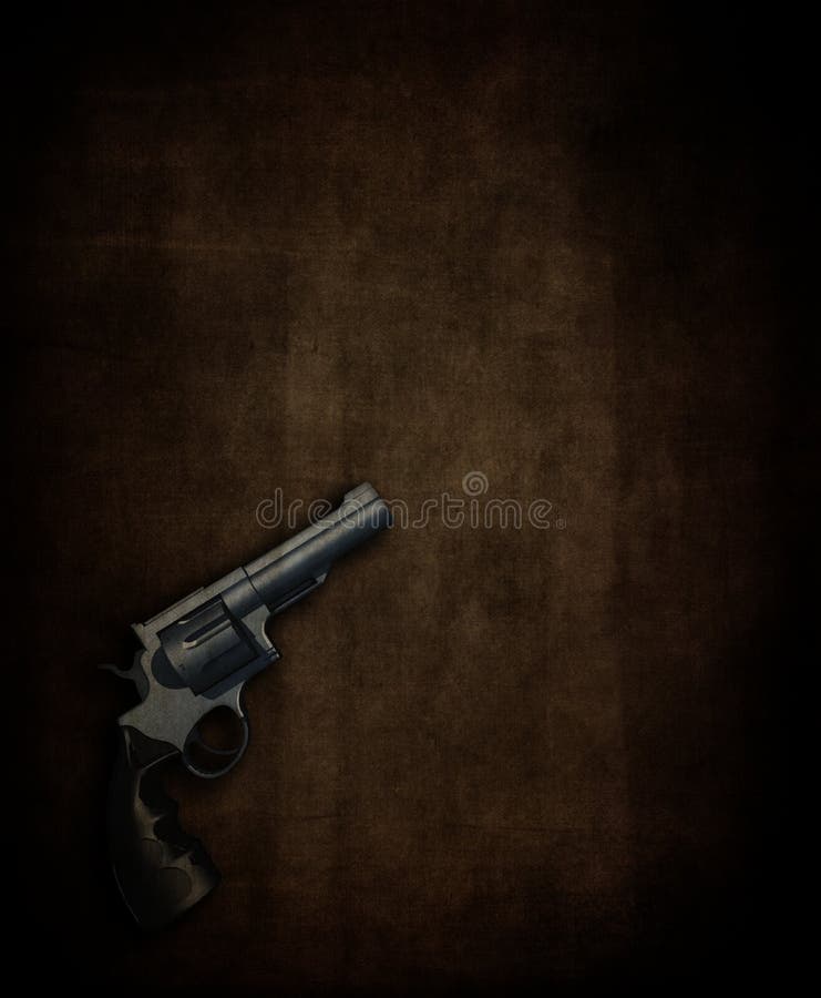 Grunge gun stock vector. Illustration of background, defense - 16135064