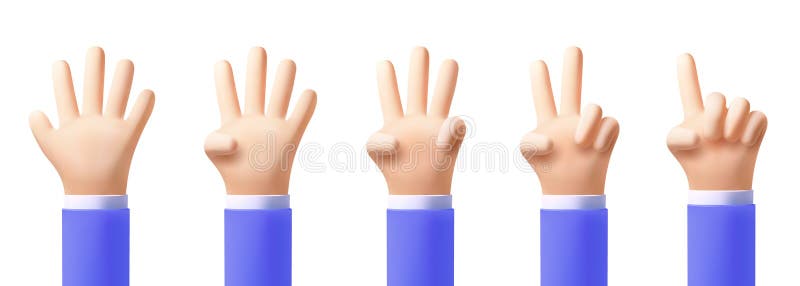 3d Hands, Great Design for Any Purposes. Vector Graphic Illustration ...