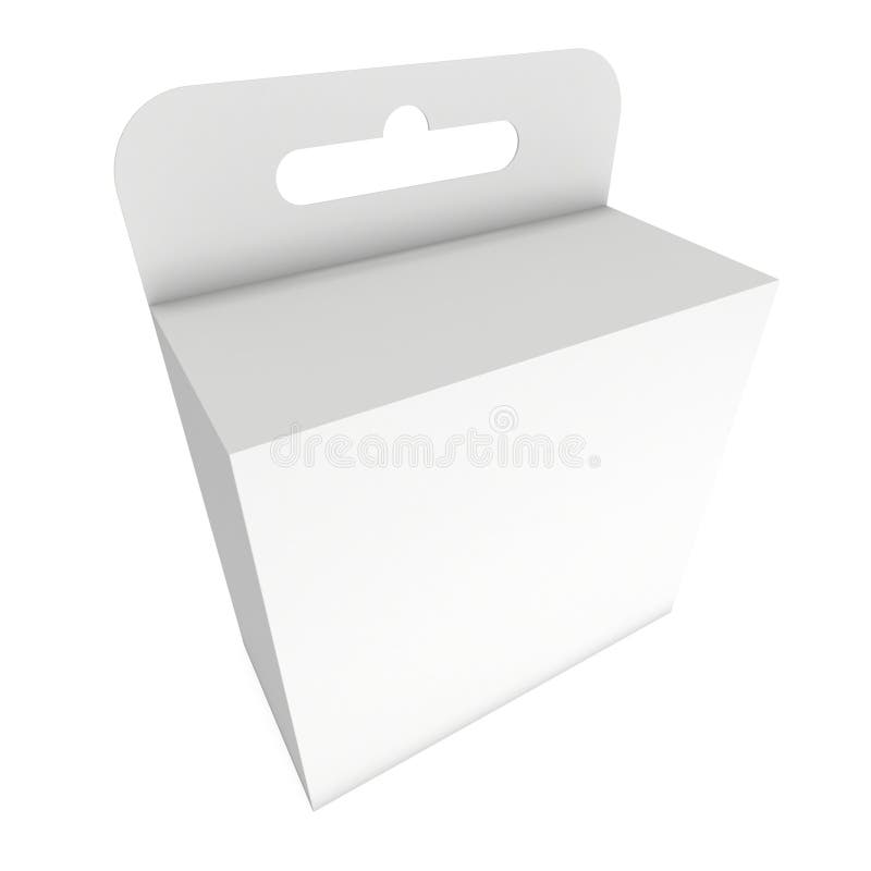 3d Hanging box large stock illustration. Illustration of design - 76375558