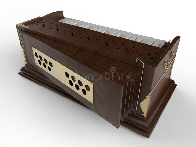 3D Harmony Musical Instrument Stock Illustration - Illustration of ...