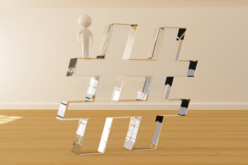 3D Hashtag with image stock image. Image of pound, rendering - 34679881