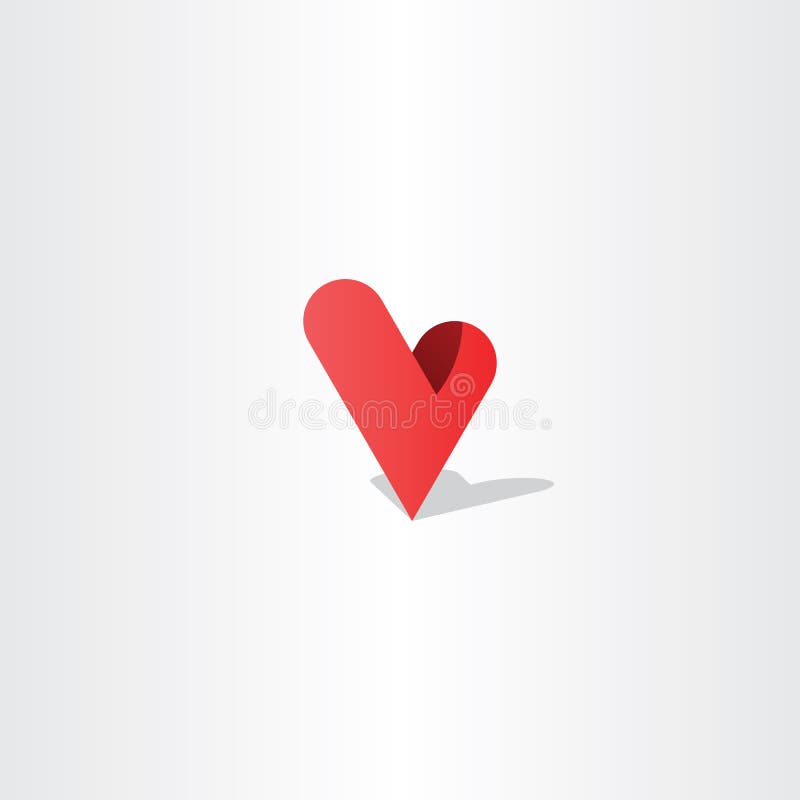 Love Heart Letter V Vector Logo Stock Illustrations – 139 Love Heart ...