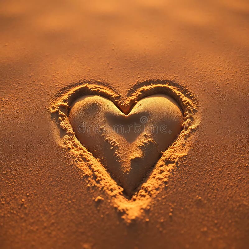 3D Heart Shape Object Centered on Clean Background Minimal Love Symbol ...