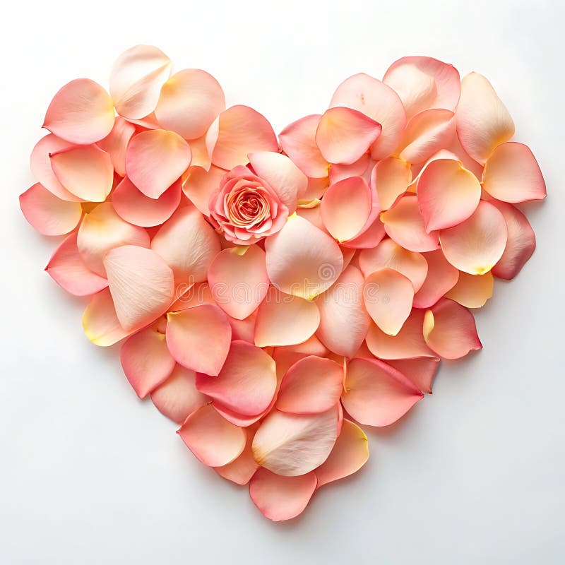 3D Heart Shape Object Centered on Clean Background Minimal Love Symbol ...