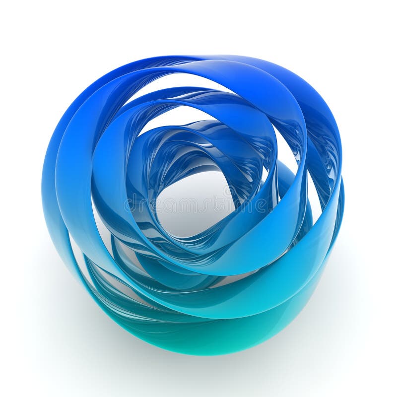 3D helix shape stock illustration. Illustration of eddy - 45903632