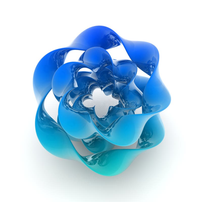 3D helix shape stock illustration. Illustration of composite - 45903687