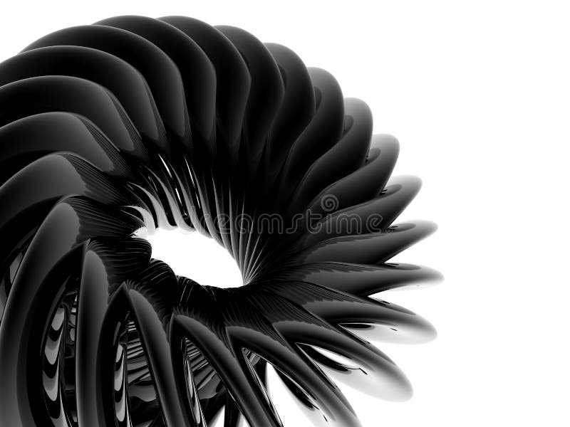 3D helix shape stock illustration. Illustration of eddy - 46533460