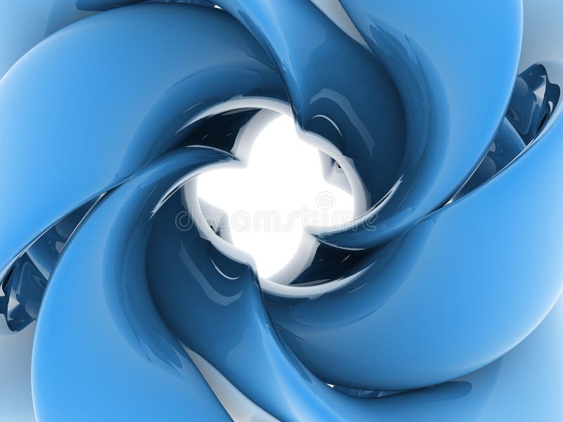 3D helix shape stock illustration. Illustration of blue - 46703746