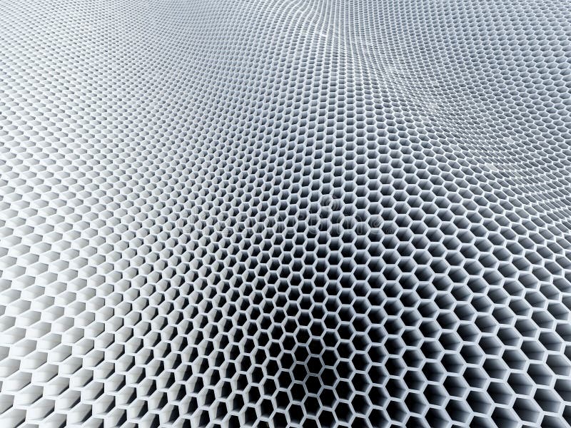 3d hexagon pattern stock illustration. Illustration of background ...