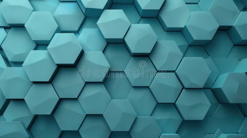 The 3D Hexagonal Pattern.AI Generated Image Stock Photo - Image of ...