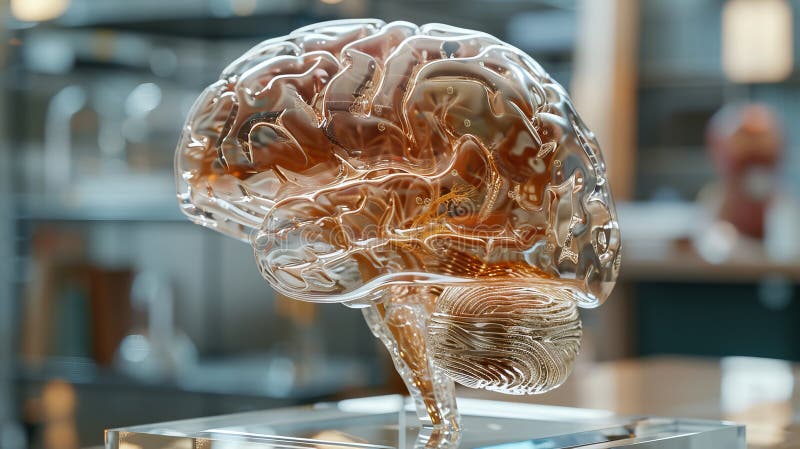 3D Hologram of Human Brain Structure on Display for Educational ...