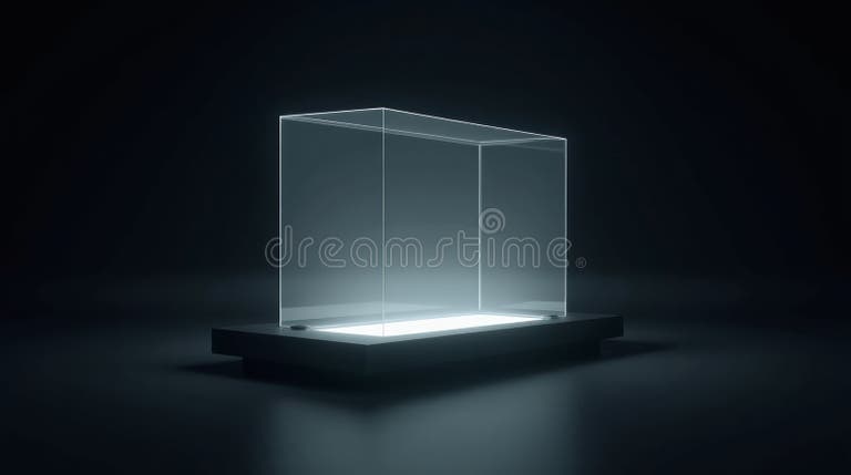3D Holographic Display â€“ Futuristic Floating Interface Stock Photo ...