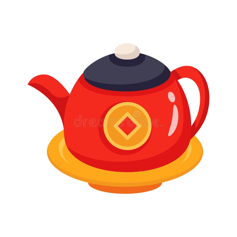 Elegant Red Teapot for Serving Traditional Chinese Tea, Ready To Use ...