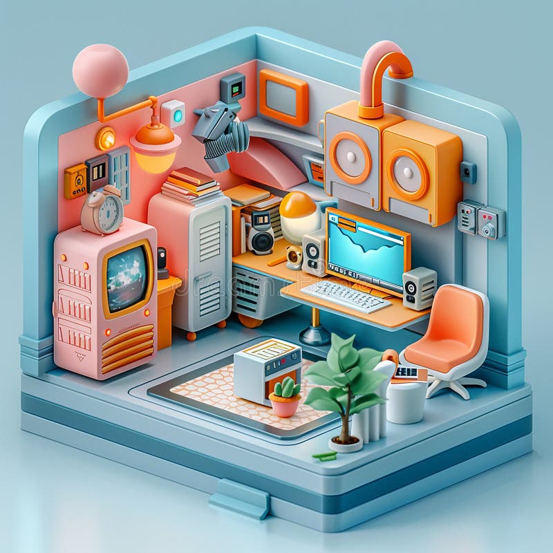 3D Home stock illustration. Illustration of desg, home - 329752125