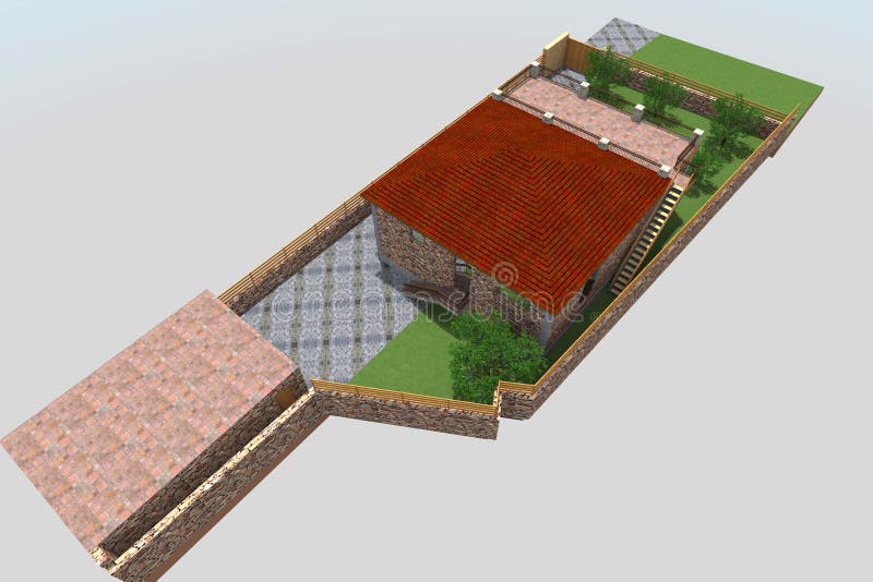 3D home stock illustration. Illustration of background - 84033524